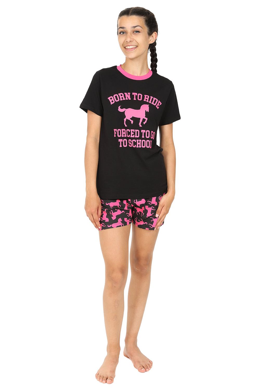 Girls 'Born to ride' Short Pyjamas