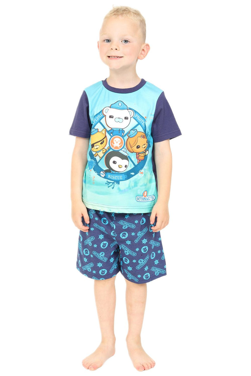 Boys Octonauts Explore, Protect And Rescue Short Pyjamas