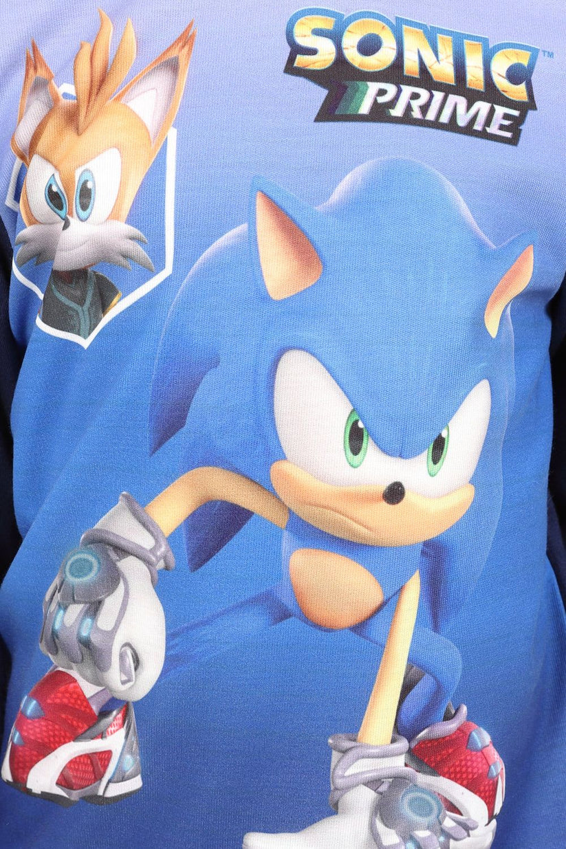 Boys Sonic The Hedgehog Prime Pyjamas Long PJs