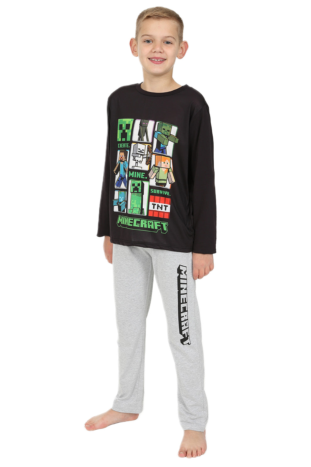 Kids Minecraft Pyjamas Gaming Long PJs