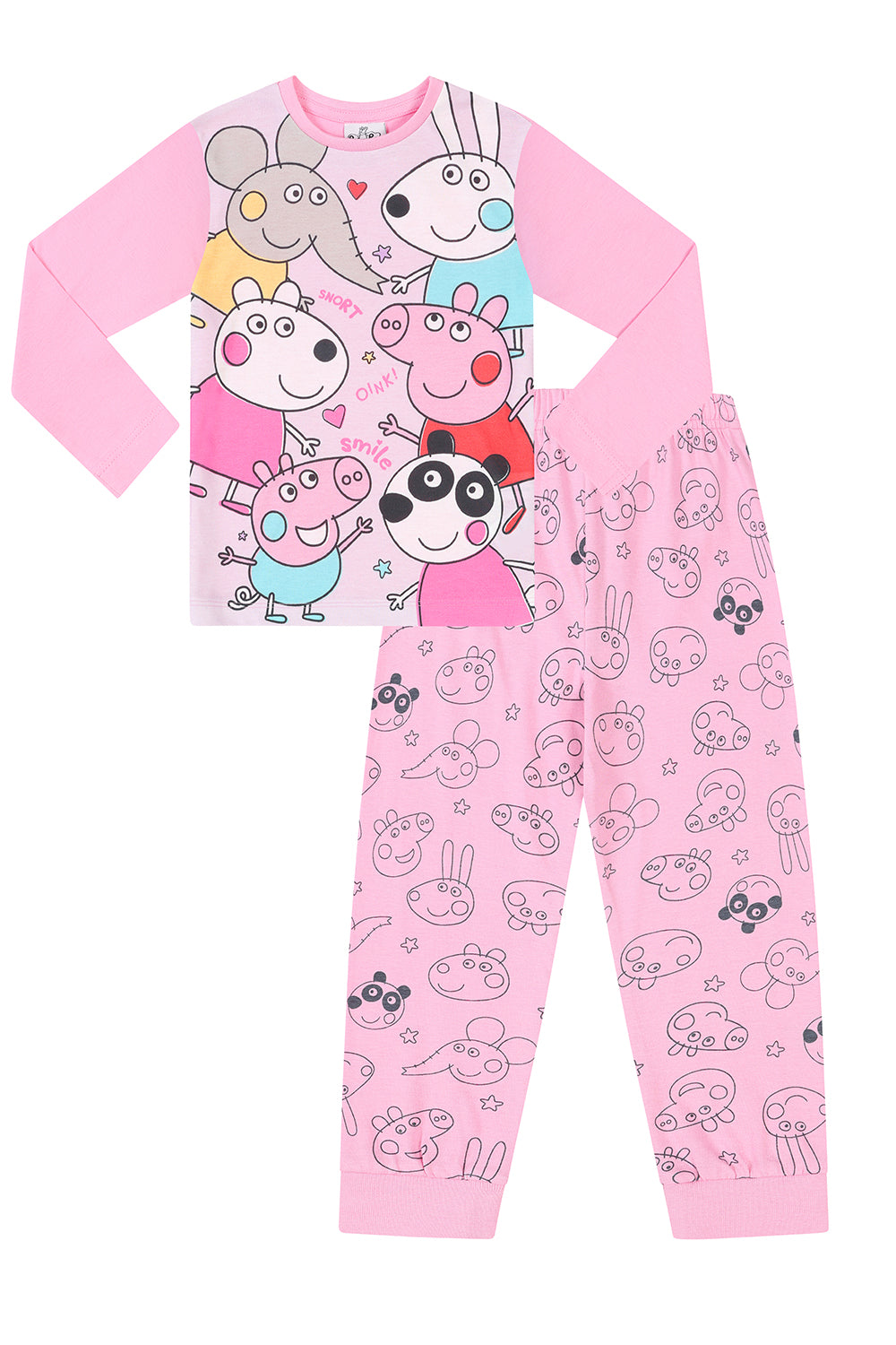 Peppa Pig And Friends Girls Long Pyjamas