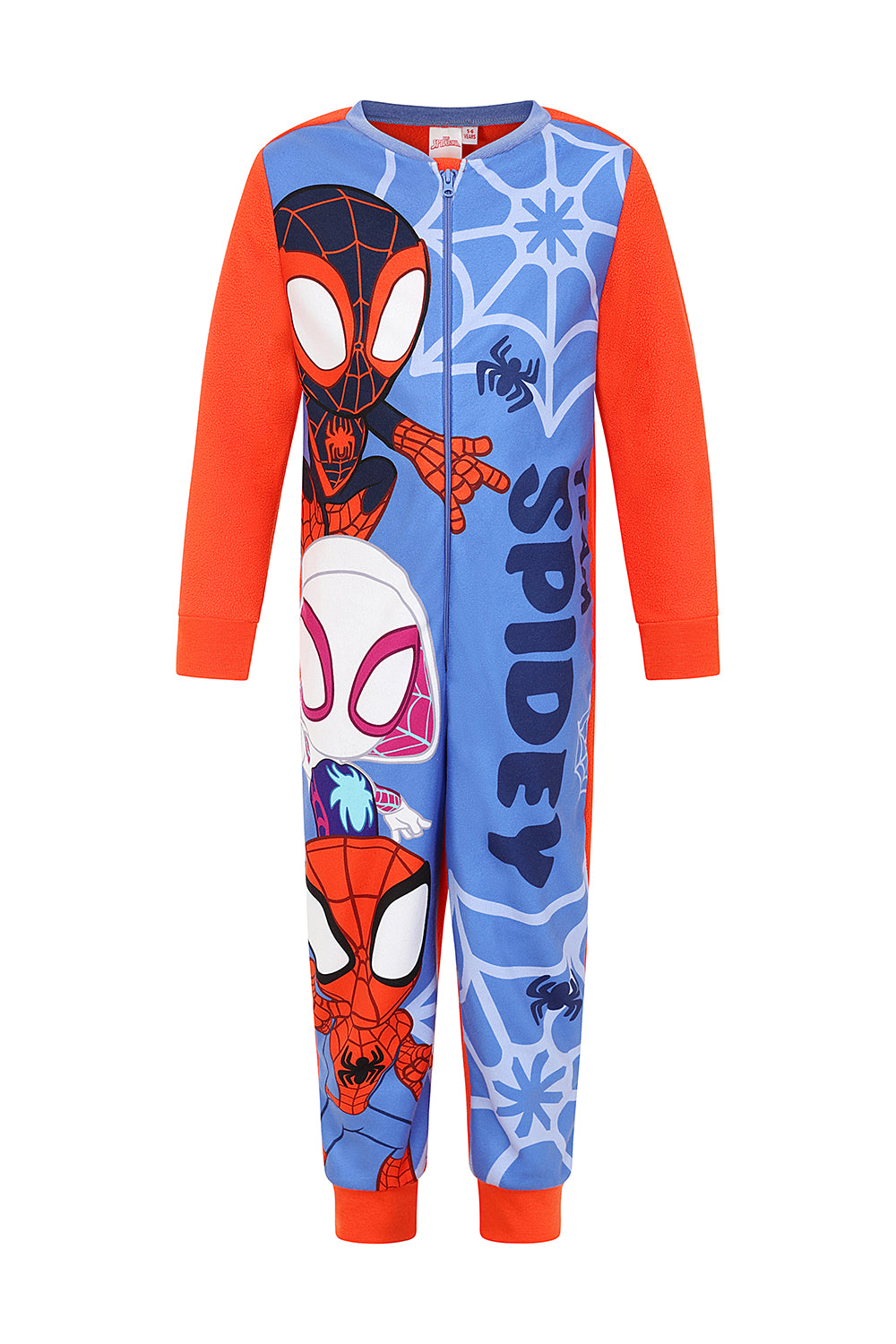 Spidey And His Amazing Friends Zipped Sleepsuit