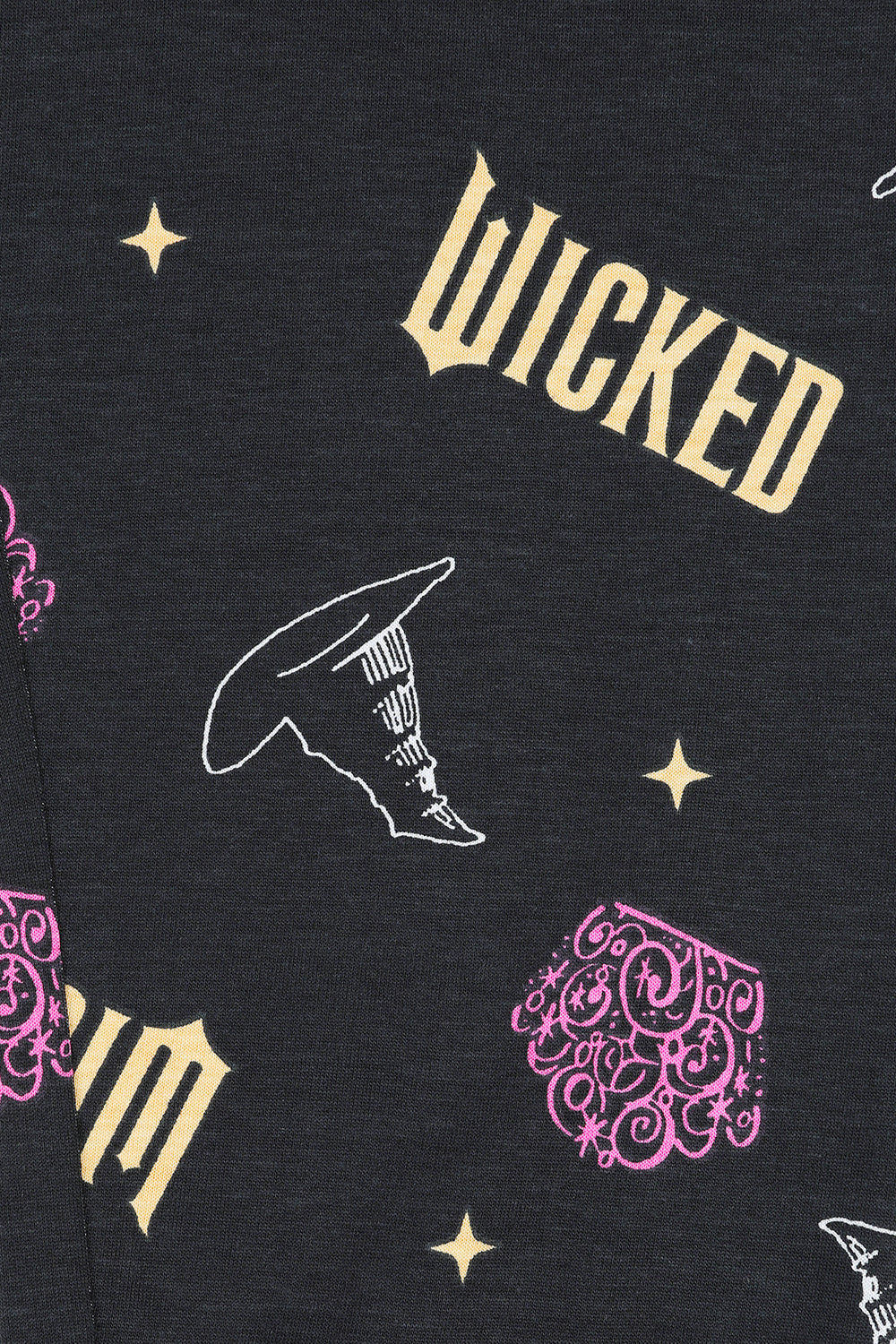 Girls Official Wicked Logo Elphaba And Glinda Long Pyjamas