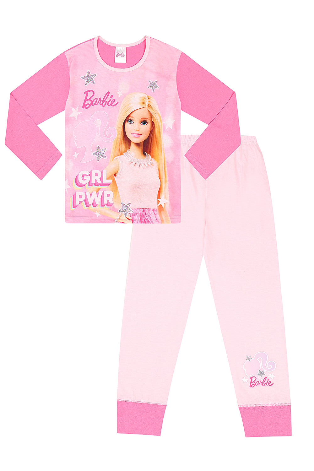 Girls Barbie Pyjamas Girl Power Long PJs