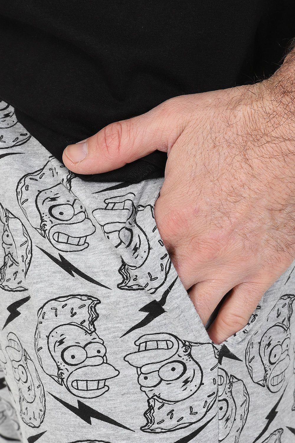 Mens The Simpsons Homer Pyjamas Long PJs