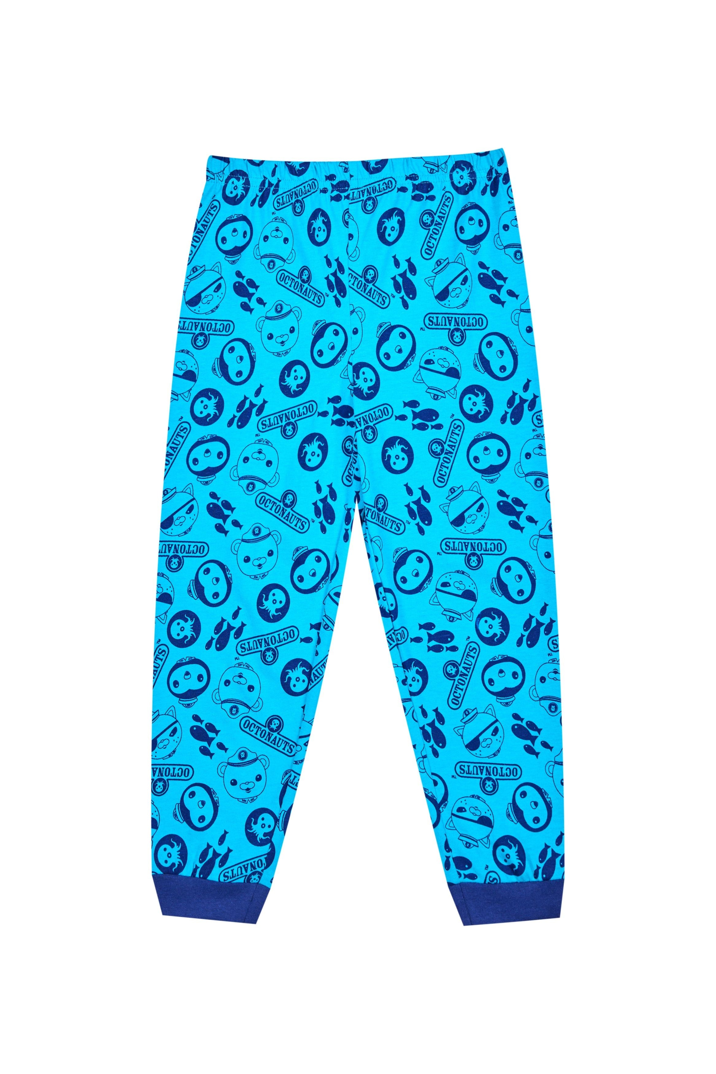 Boys Octonauts Let's Do This Pyjamas Blue Long PJs