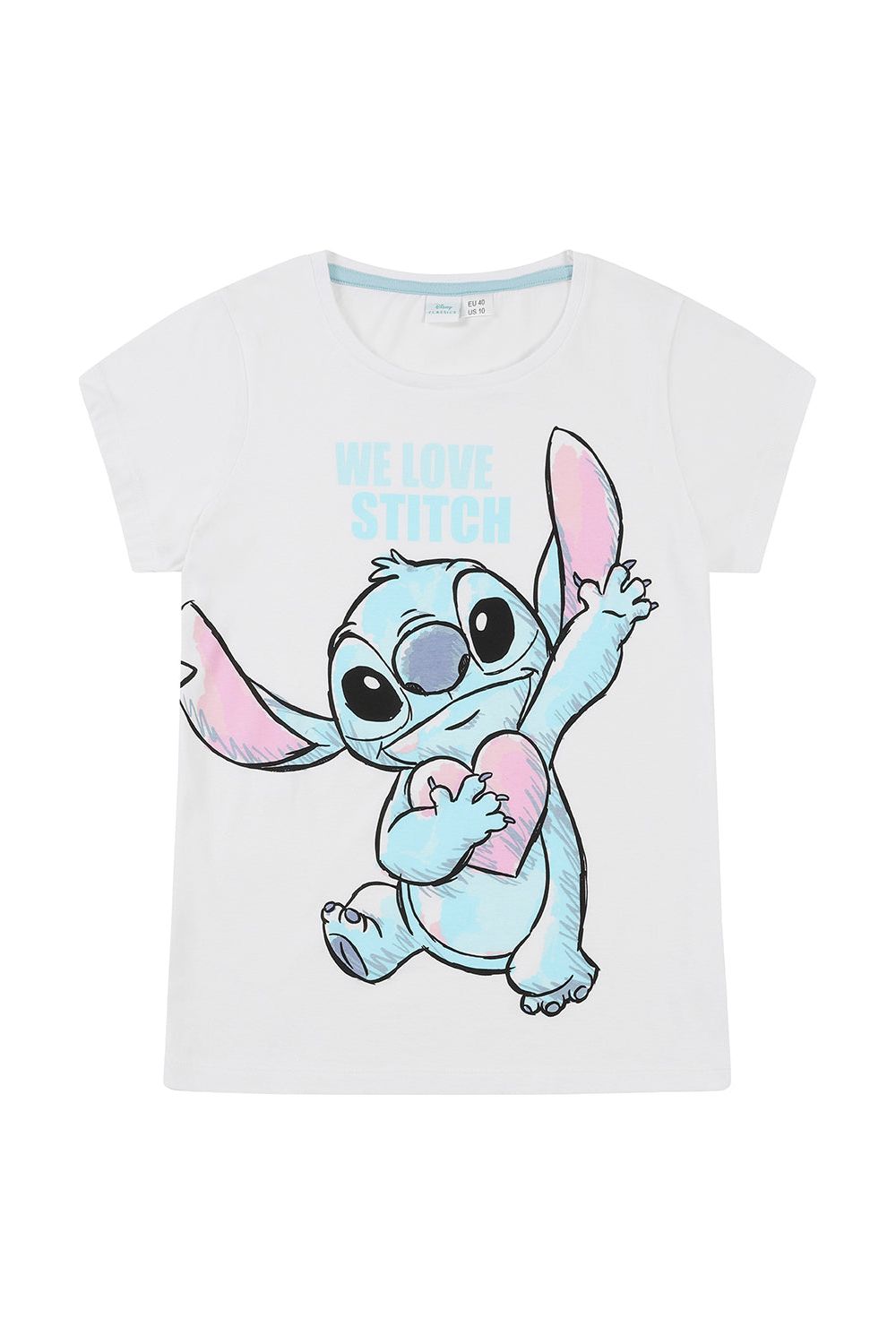 Womens Disney Lilo and Stitch Pyjamas We Love Stitch Short PJs