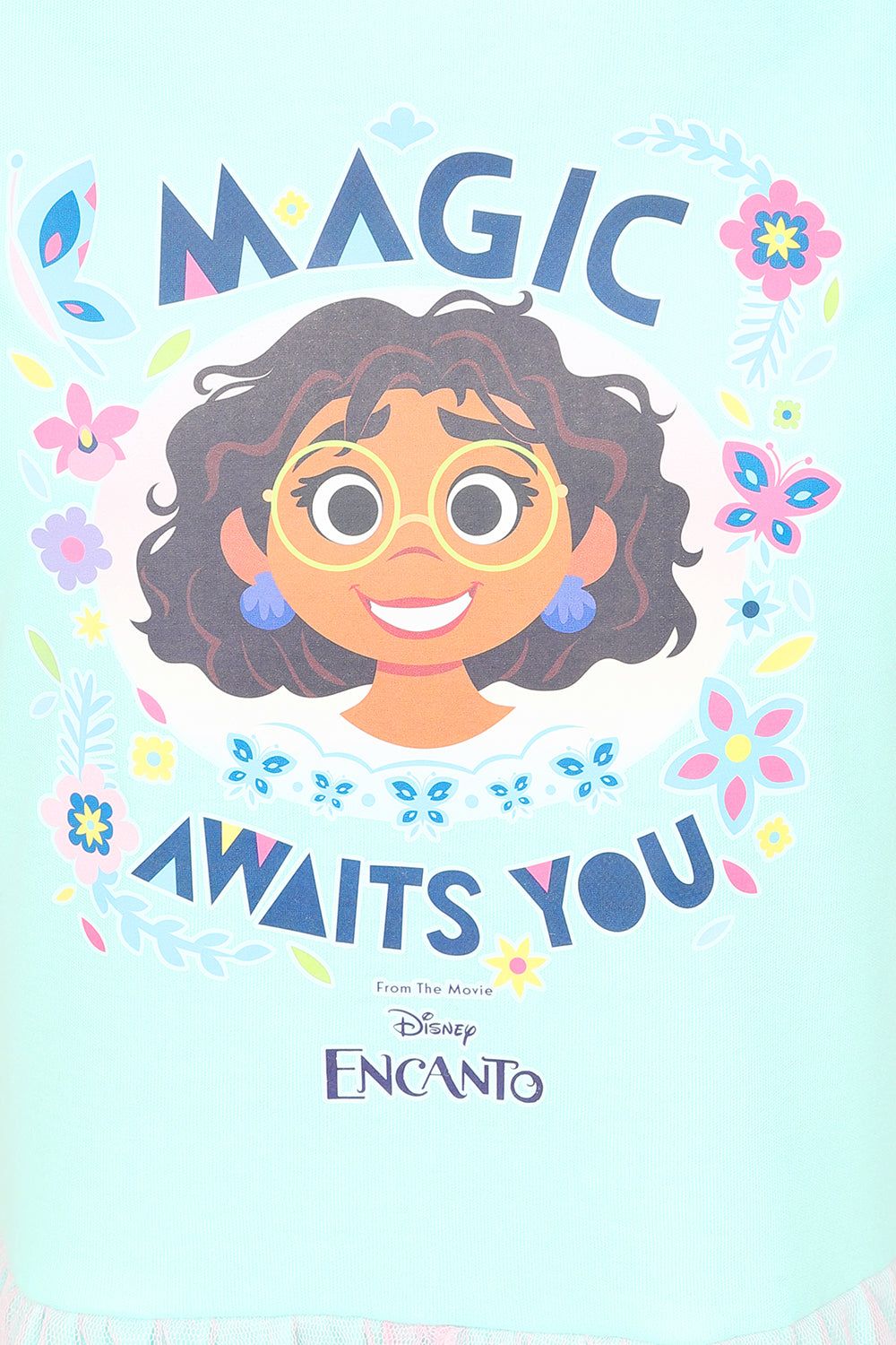 Girls Cute Disney Magic Awaits Encanto Mirabel Nightie