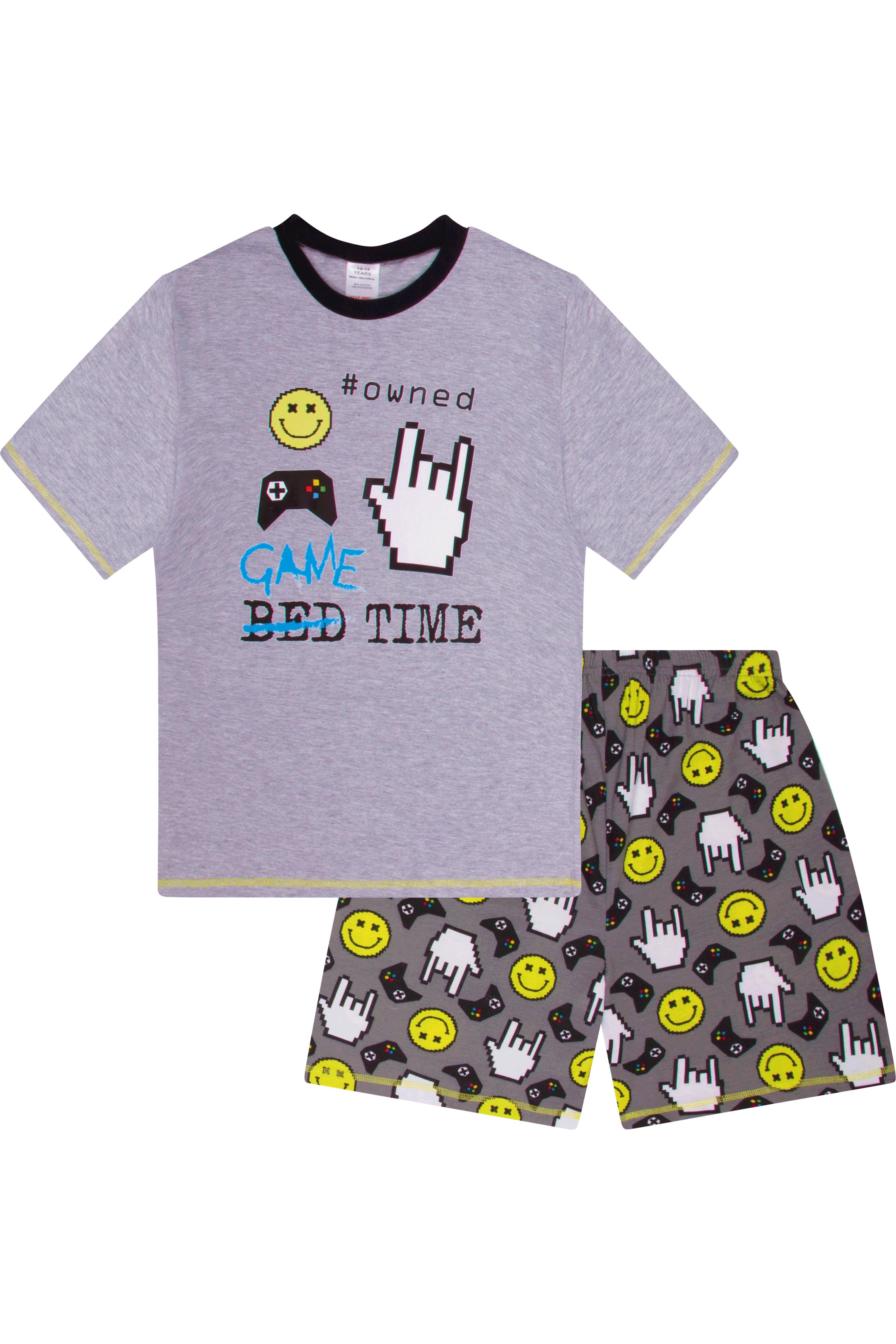 Boys Game Time Owned Gaming Short Pyjamas